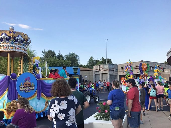 The parade brings characters to life, moving at the one speed you won't find on any roller coaster—delightfully slow.