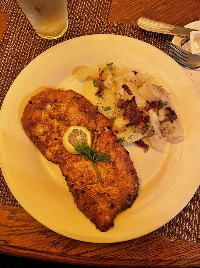 Honey Pecan Chicken Schnitzel with those glorious potatoes—proof that German cuisine can flirt with Southern flavors and create a beautiful cross-cultural romance.
