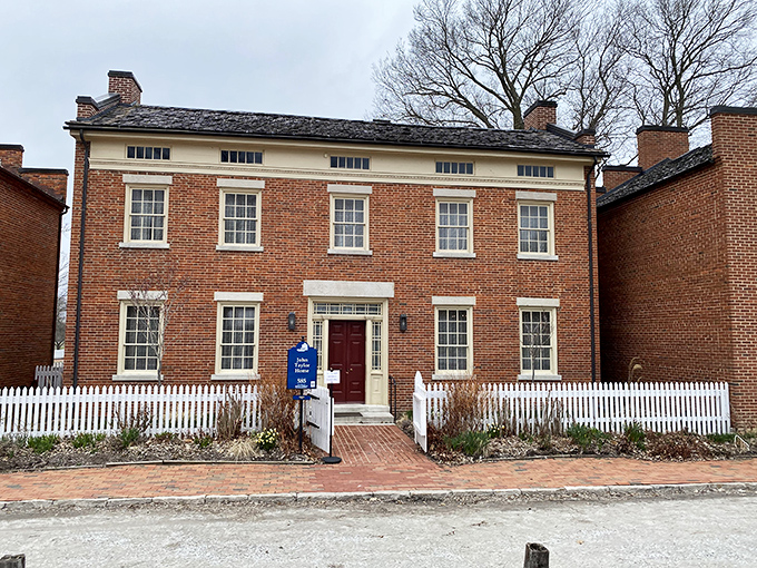 History whispers from every brick of the John Taylor Home, where period furniture and authentic details transport visitors to another era.