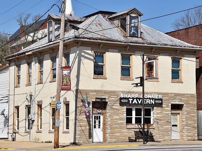 Sharp Corner Tavern has weathered enough history to make your family drama seem like yesterday's news—and they've got stories to match.