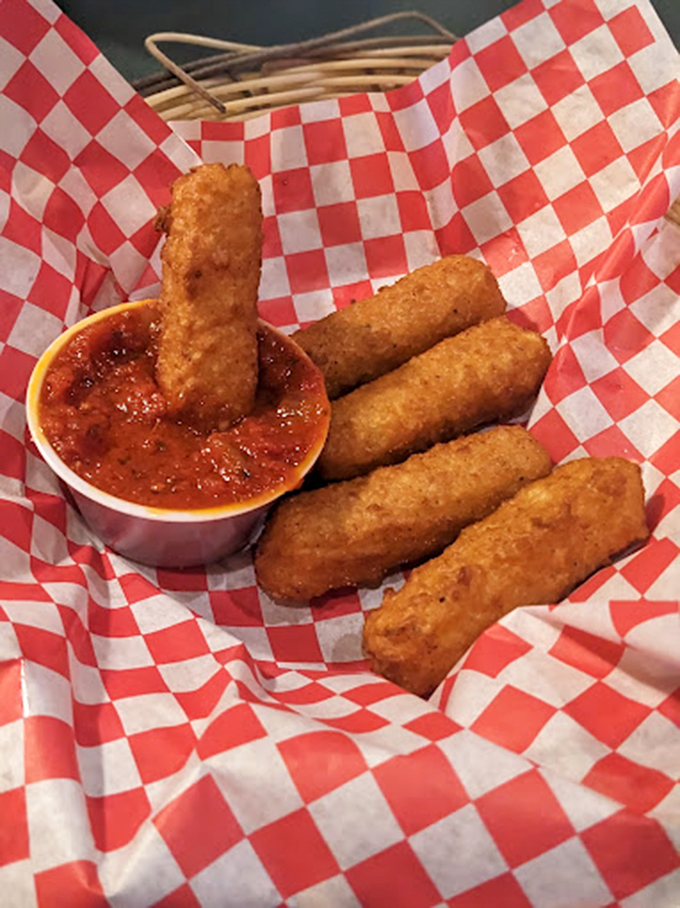 Mozzarella sticks that achieve the perfect cheese pull—that moment of stretchy, gooey bliss worth every calorie.