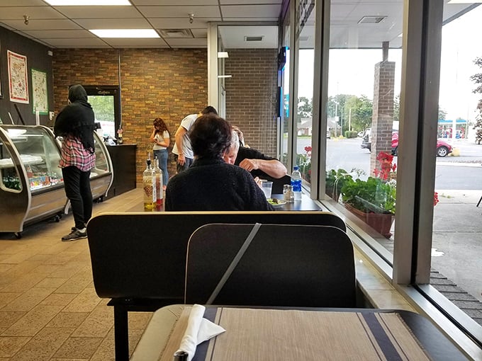 Where pasta pilgrims gather to worship at the altar of carbs. The restaurant's casual vibe makes everyone feel like a regular.