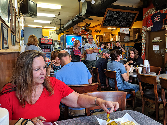 Strangers become temporary friends in the pursuit of exceptional barbecue, united by the universal language of "mmm" and "pass the sauce."