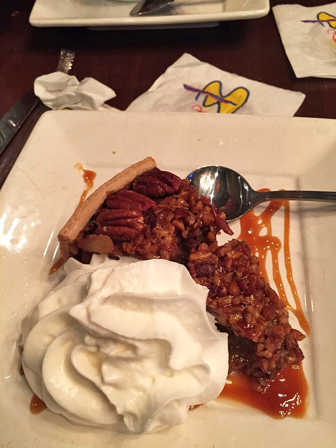 Pecan pie that makes you close your eyes when you take the first bite. The South's greatest contribution to happiness, served à la mode.