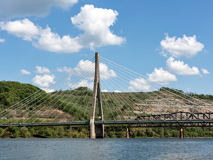 The graceful arch of Weirton's bridge spans the river much like your Social Security can span your needs in this affordable community.