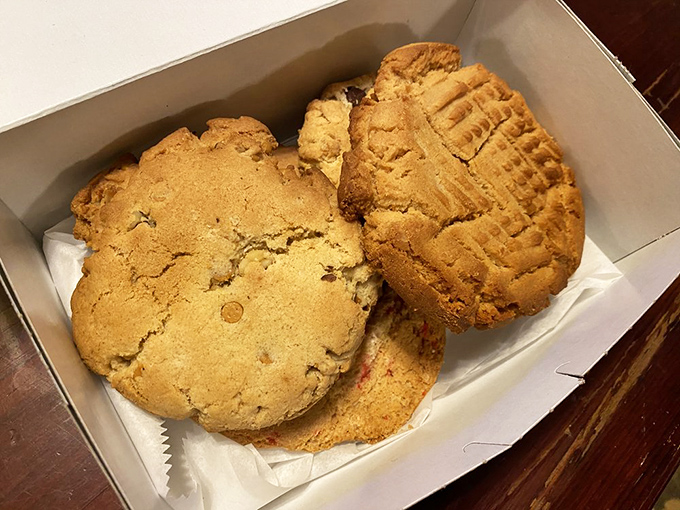 Cookies that look like they were baked by someone who truly understands the importance of butter. These golden-brown beauties are what childhood memories wish they tasted like.