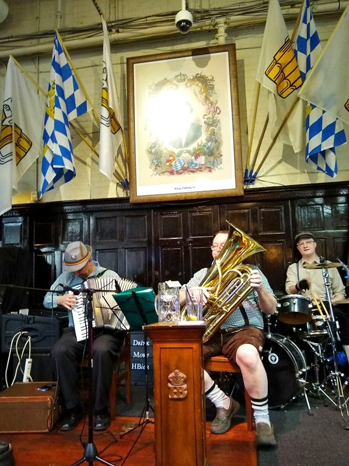 The oompah band doesn't just play music—they transport you to Munich without the hassle of passport control or airline food.