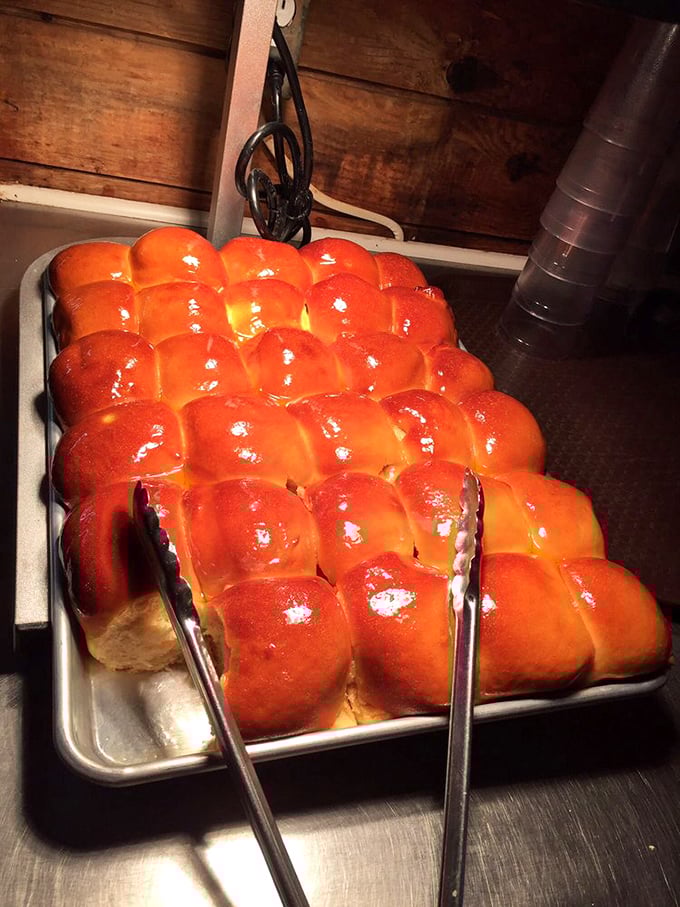 These aren't just dinner rolls – they're glistening, honey-brushed orbs of perfection that make bread baskets everywhere jealous.