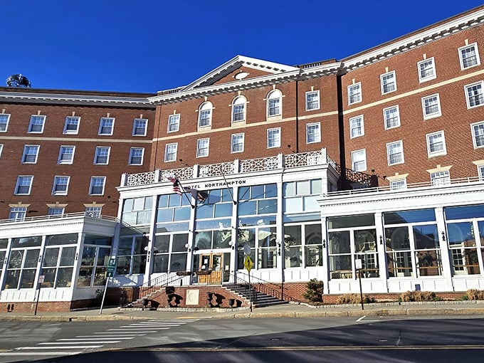 The Hotel Northampton stands as a stately reminder of bygone elegance, where modern amenities meet historical charm without the big-city price tag.