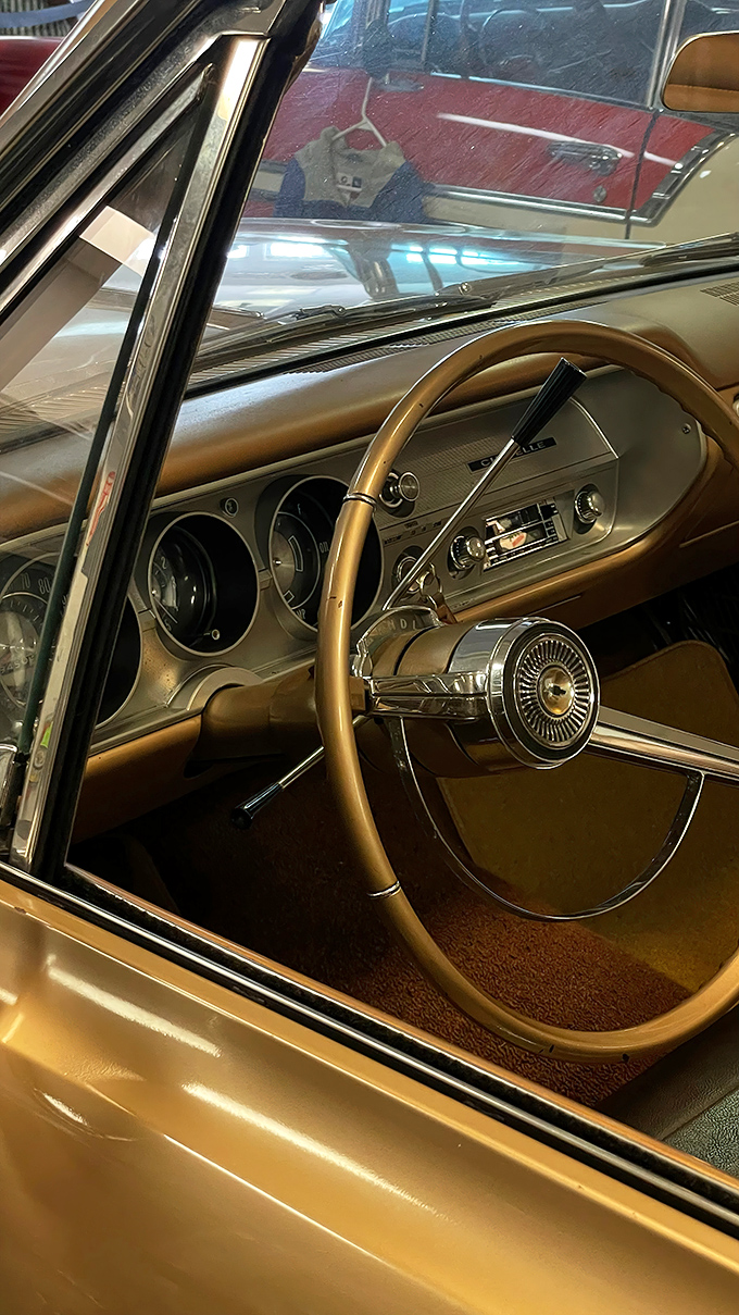 Dashboard design was once an art form. This golden cockpit makes your car's touchscreen look as soulless as a microwave control panel.