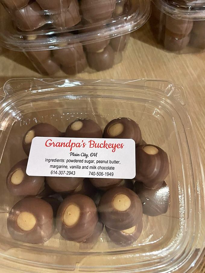 Grandpa's Buckeyes bring Ohio's favorite candy to life—chocolate and peanut butter conspiring to create the state's most delicious open secret.