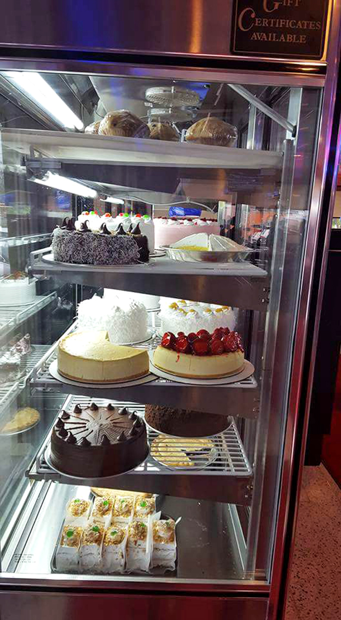 The rotating dessert case—New Jersey's version of the Wheel of Fortune, where every spin is a win.