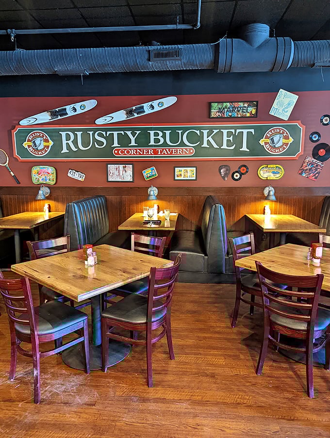 Nostalgia you can touch—without the dust. The walls tell stories of Americana that pair perfectly with whatever's in your glass.
