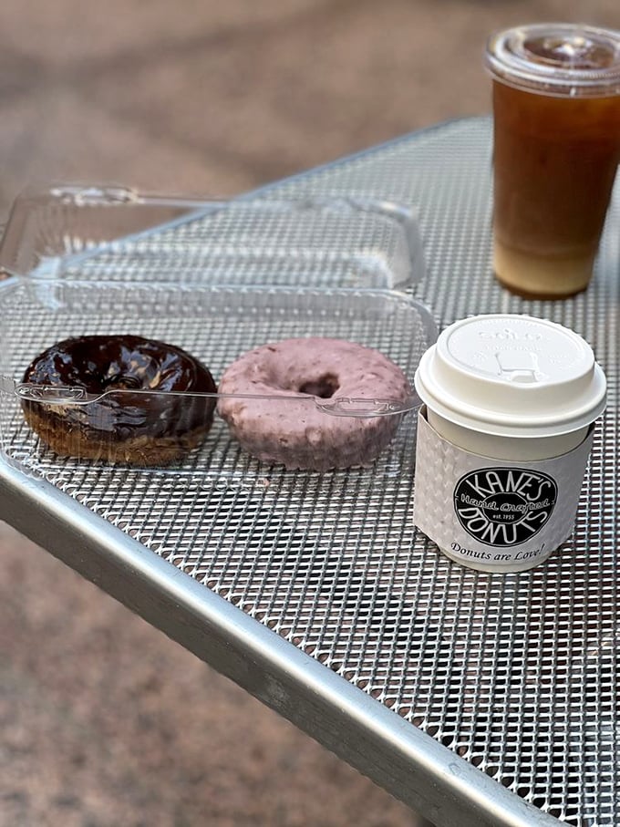 Kane's coffee and donuts – the dynamic duo that makes waking up early almost bearable. Almost.