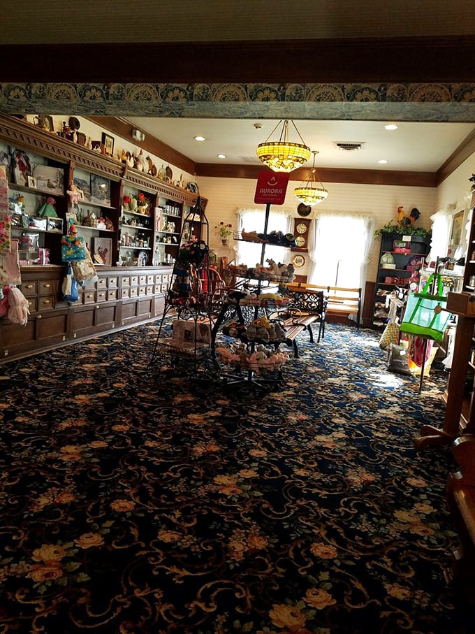 Not just a gift shop, but a treasure trove of nostalgia where you can take home a souvenir of simpler times.