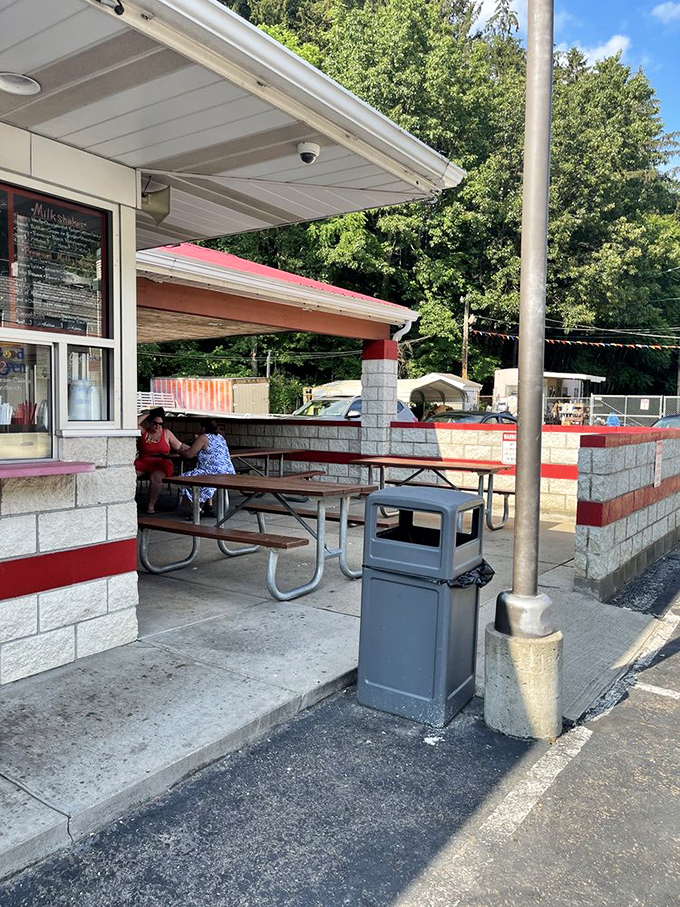 Outdoor dining at its unpretentious best—where the only dress code is "bring an appetite" and the only reservation needed is self-control.