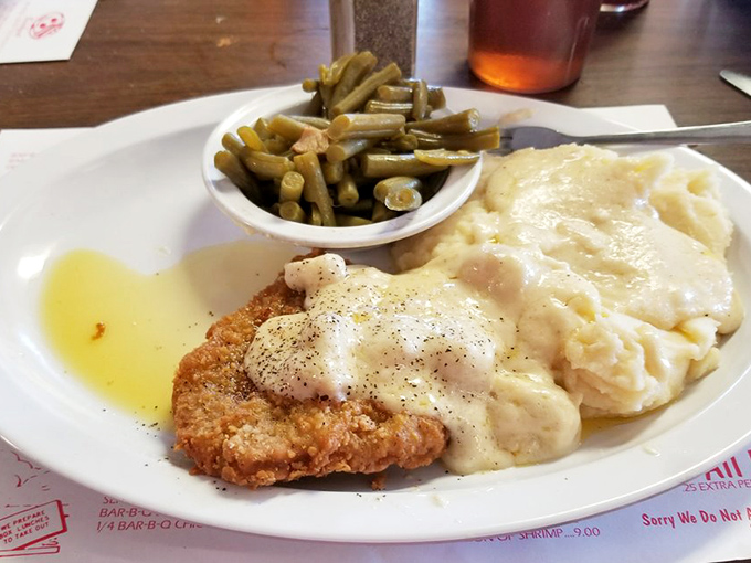 Chicken fried steak that proves some comfort foods transcend regional boundaries and speak directly to your soul.