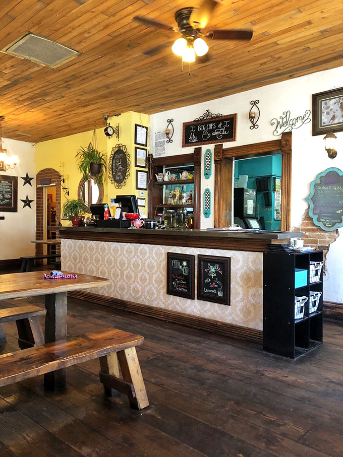Where coffee magic happens beneath wooden ceilings and vintage décor. This counter has witnessed countless first dates and life-changing conversations.