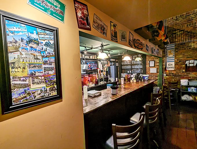 The bar area where liquid German engineering meets Tennessee hospitality, creating the perfect formula for an evening well spent.