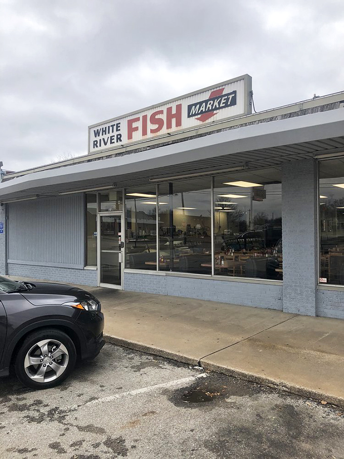 The storefront might not win architectural awards, but it's a beacon for seafood pilgrims seeking authenticity over pretense.
