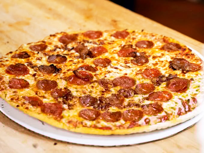 The pepperoni pizza that launched a thousand cravings. Those perfectly curled pepperoni cups are little pools of deliciousness.
