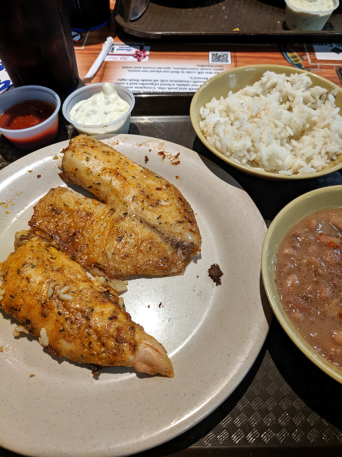 Proof that Brown's isn't just about frying—these seasoned salmon fillets might convert even the most dedicated catfish aficionado for at least one meal.