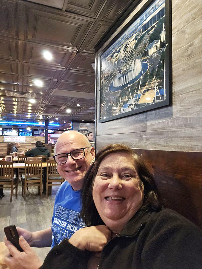The true measure of any restaurant isn't just the food—it's the joy on diners' faces when they've found their happy place in a booth at Big Ed's.