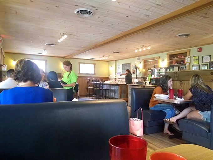 The dining room hums with conversation and satisfaction—the universal language of good food being enjoyed.