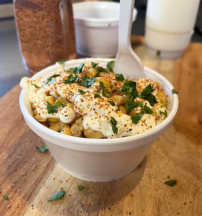 This isn't just potato salad—it's a creamy, herb-flecked supporting actor that steals scenes from the barbecue. Your grandmother would approve.