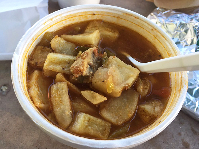 This isn't just soup; it's liquid New Mexico. Each spoonful of green chile stew delivers warmth that radiates from your stomach to your soul.