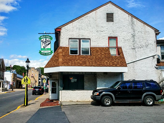 Hofbrau's unassuming exterior hides local delights within. Like many treasures in Bellefonte, the best finds often lurk behind the most modest facades.