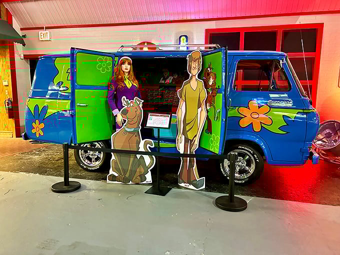 Zoinks! The Mystery Machine comes to life, complete with the Scooby gang. No word on whether they serve Scooby Snacks in the museum café.