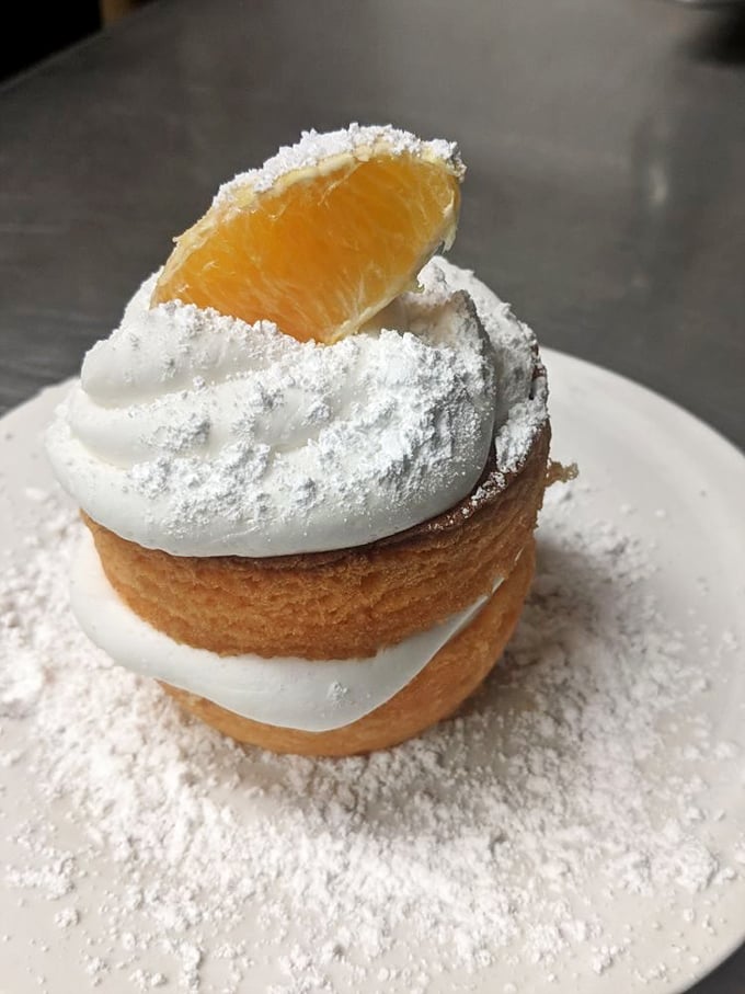 Orange delight dessert provides a citrusy finale that cleanses the palate after serious barbecue indulgence.