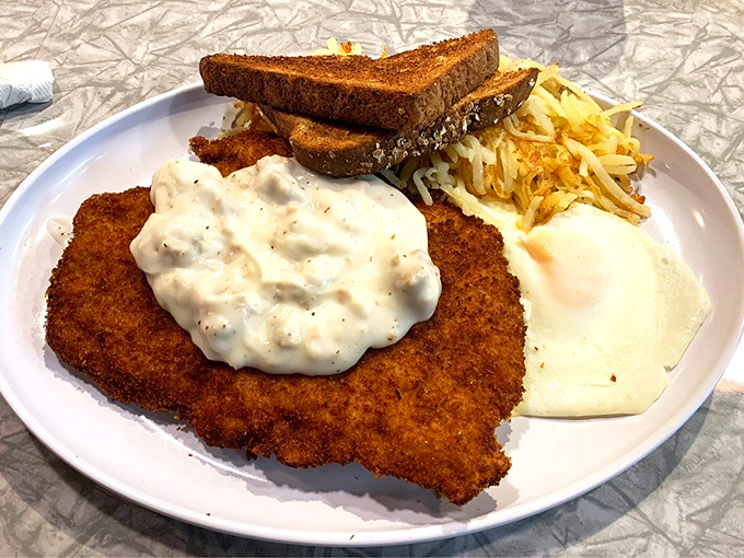 That golden-brown chicken fried steak isn't just a meal – it's a commitment to happiness that spans generations of comfort food lovers.