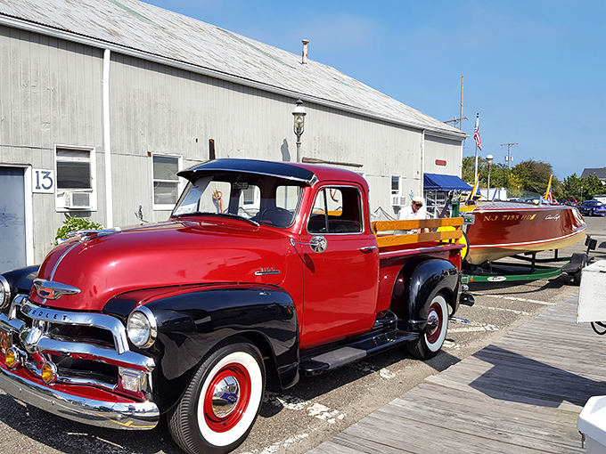 Classic trucks weren't just workhorses—they were family members. This red beauty probably has more stories than your favorite uncle.
