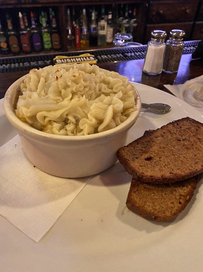 Another angle of shepherd's pie perfection – because some dishes deserve multiple love letters written about them.