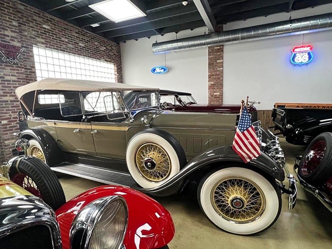 This 1929 Packard survived the Great Depression and looks better than most of us on our best days. Those white-wall tires are pure automotive elegance.