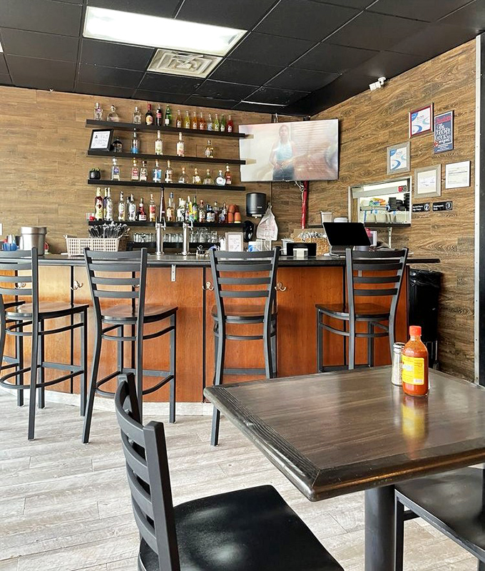 The bar area promises margaritas that complement rather than compete with the food – a refreshing philosophy in more ways than one.