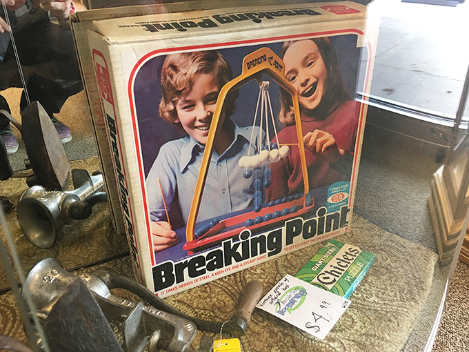 "Breaking Point"—a vintage game still in its box that reminds us entertainment existed before smartphones and might actually bring families together.