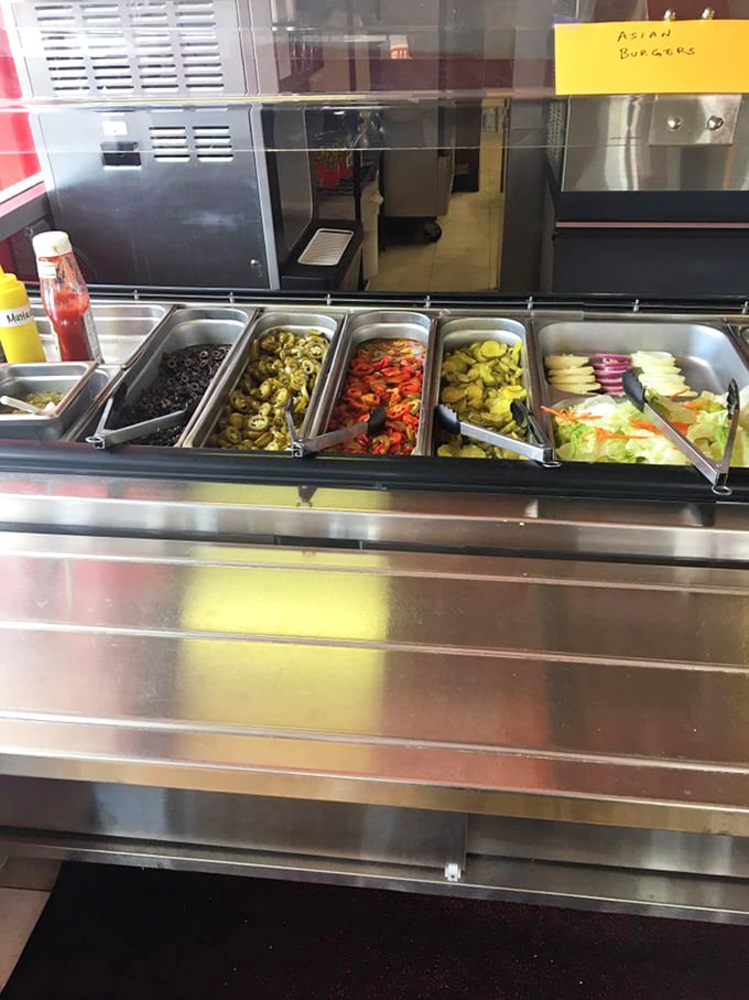A condiment station that respects your right to customize. These aren't just toppings—they're the final brushstrokes on your edible masterpiece.