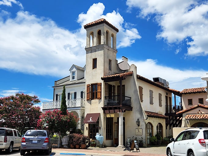 Behind this Spanish-inspired façade, Fairhope Soap Company crafts aromatic wonders that transform ordinary showers into mini-vacations for your senses.