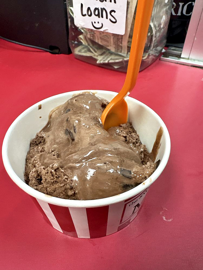 This chocolate creation isn't just dessert—it's therapy in a cup, with layers of cocoa complexity that would make a Swiss chocolatier weep with pride.