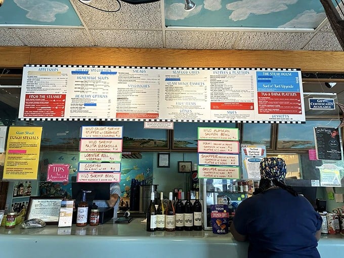 Where decisions are made, orders are placed, and the anticipation builds. Those handwritten specials aren't suggestions—they're local wisdom.
