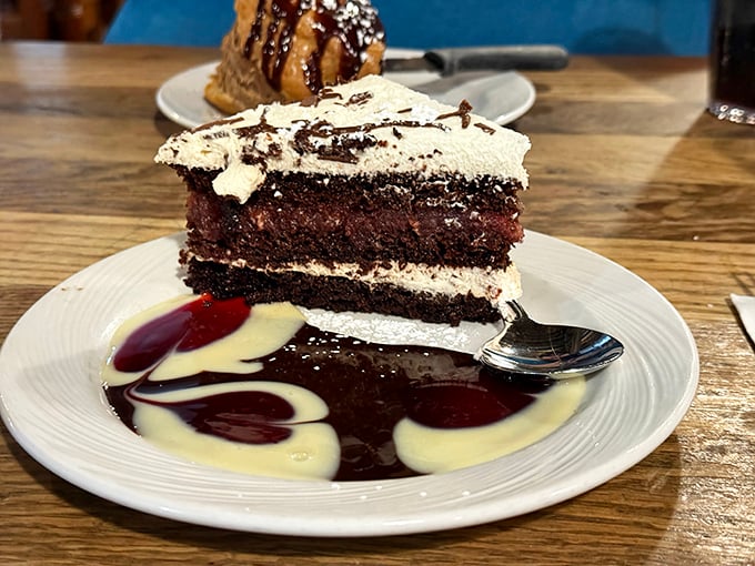 This chocolate cake isn't just dessert—it's the grand finale of your German flavor symphony, with layers conducting a perfect harmony.