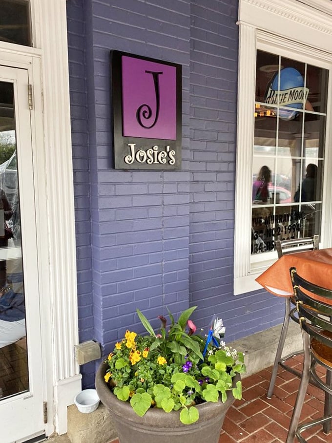 The Josie's sign doesn't just mark a restaurant—it signals the entrance to a world where breakfast dreams come true.