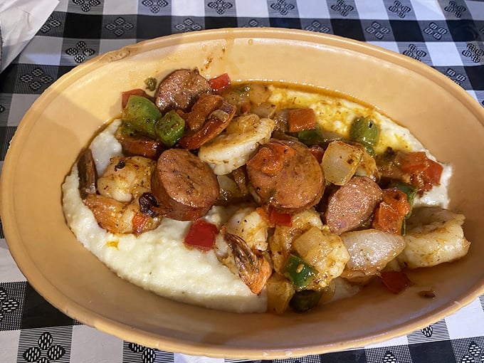 Shrimp and grits: the dish that makes you understand why Southerners are so darn happy in the morning. A bowl of comfort with a kick.