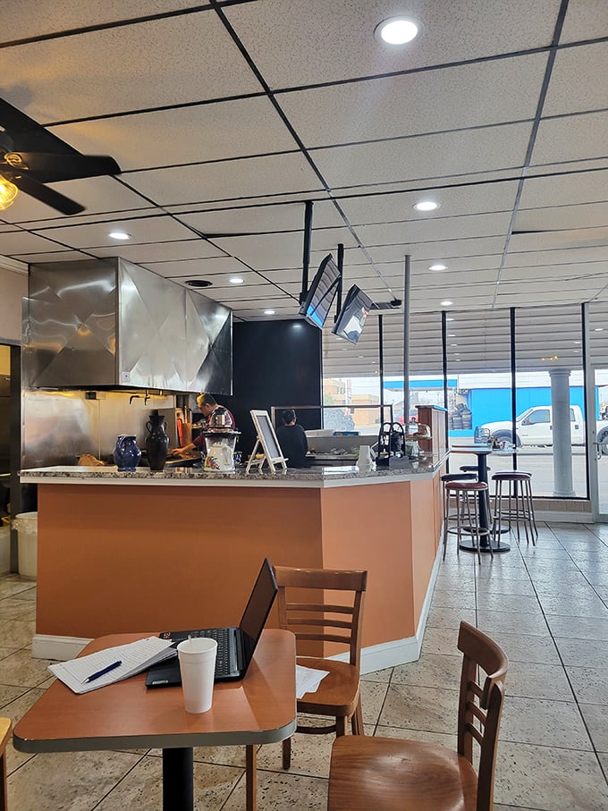 Where the magic happens—a glimpse into the kitchen that's bringing a taste of Athens to Oklahoma City.