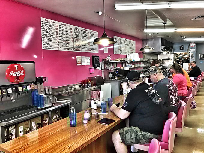 The diner counter – where regulars hold court and newcomers are just regulars who haven't been properly broken in yet.