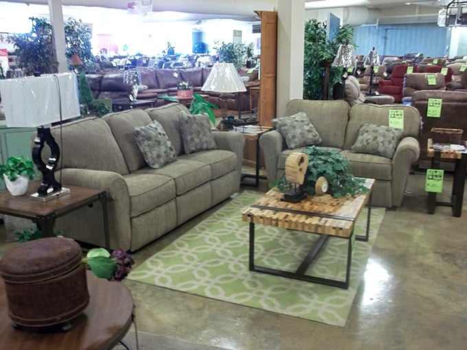 The perfect living room vignette that says "I have my life together" even when the rest of your house might be telling a different story.
