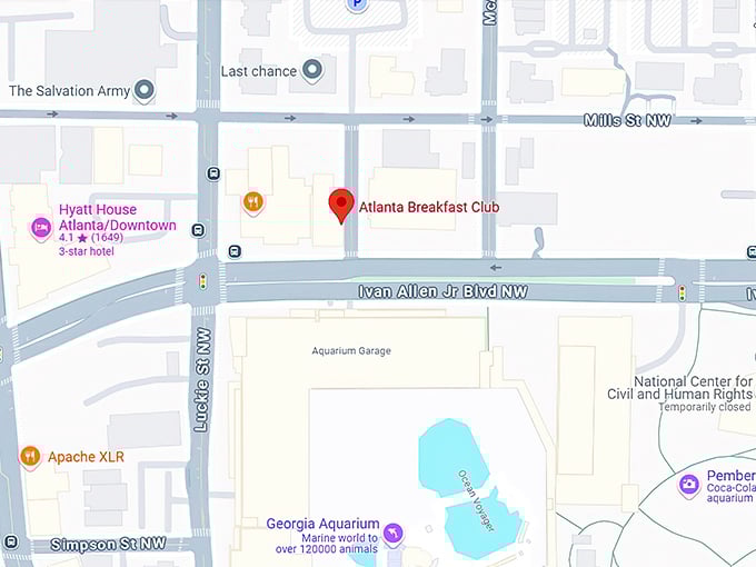 16. atlanta breakfast club map
